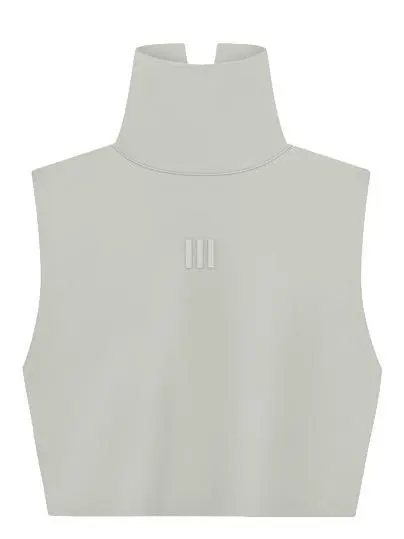 Fear Of God Athletics High Neck Crop Top - Sesame
