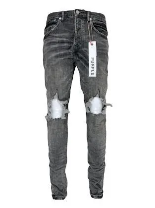 PURPLE BRAND Dirty Blowout Jean - Black