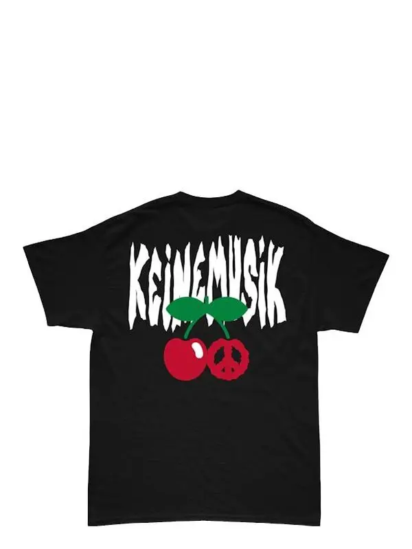 KEINEMUSIK X Pacha Peace Cherry 2025 Tee Shirt - Black
