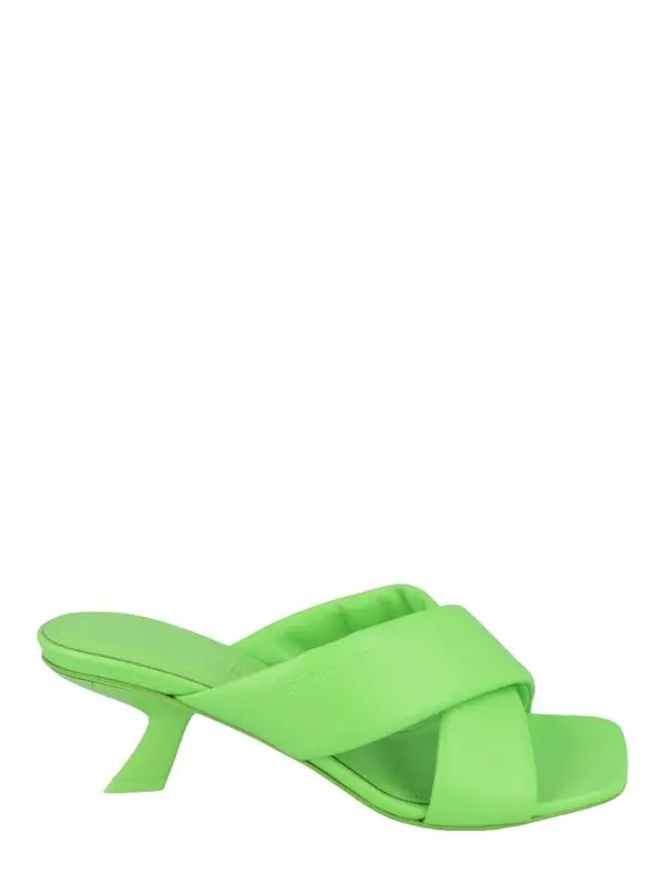 FERRAGAMO Aldura Heel Sandals - Green