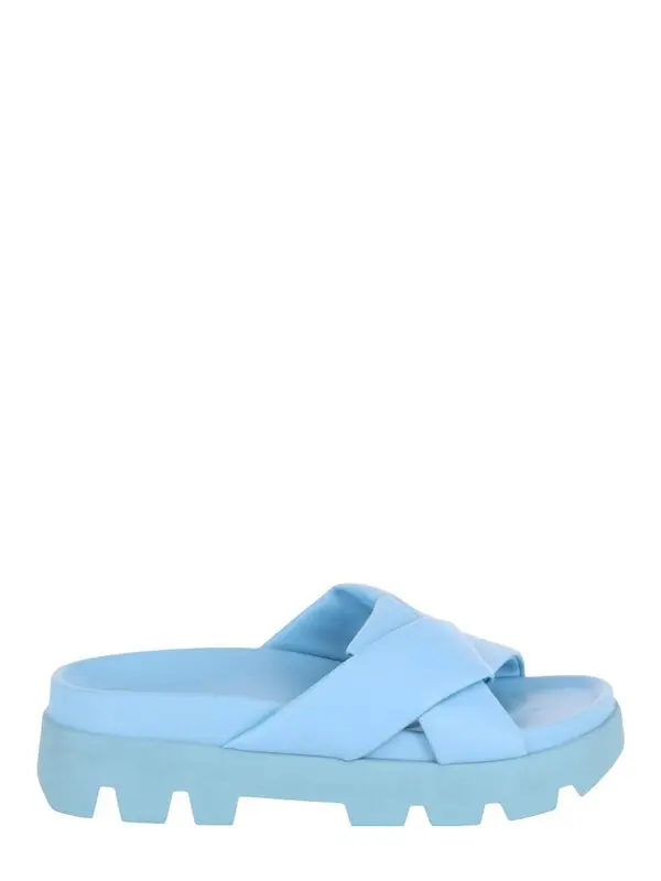 FERRAGAMO Air Lug Slides - Blue