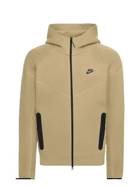 Nike Sportswear Tech Fleece Reimagined Full-zip Hoodie - Neutral Olive/black
