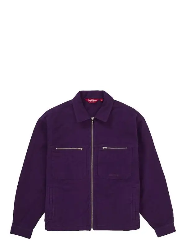 Supreme Moleskin Work Jacket - Purple