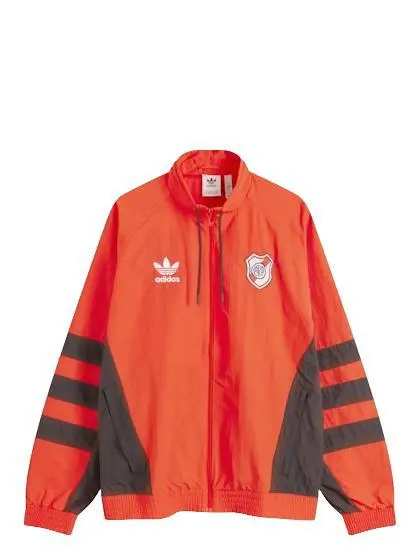 Adidas River Plate 94' Track Top - Red/black