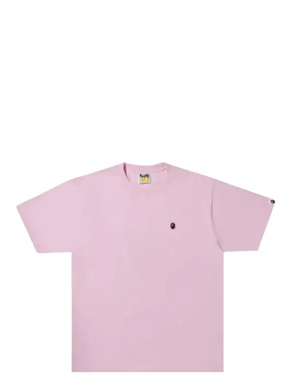A BATHING APE One Point Tee Shirt - Pink
