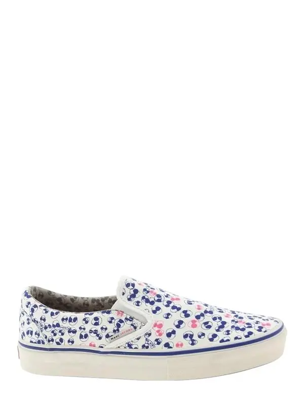 VANS Classic Slip-on Lx Marc Jacobsin Sneakers - White/surf The Web
