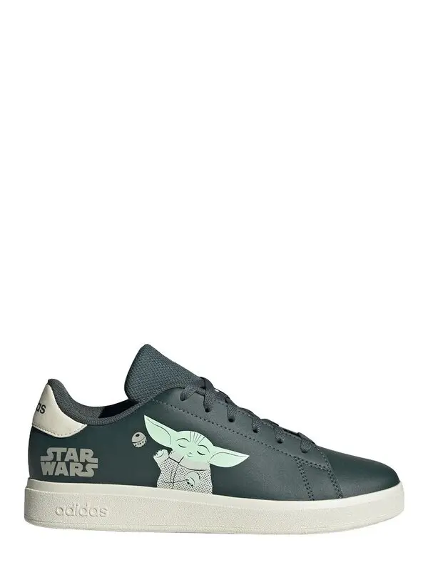 Adidas Advantage Star Wars Grogu Sneakers - Legend Ivy/off White/mist Jade