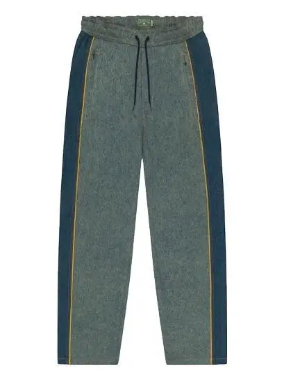 DENIM TEARS Cotton Fleur Delis Denim Track Pants - Multicolor