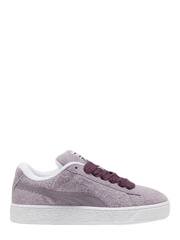PUMA Suede Xl Hairy Sneakers - Pale Plum/white