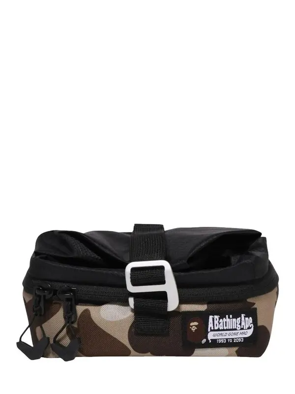 A BATHING APE Camo Cooler Bag - Beige