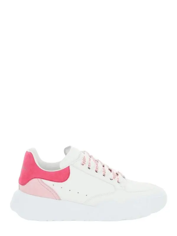 Alexander McQueen Court Sneakers - White/pink