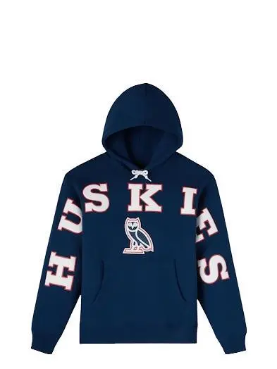 OVO X Ncaa Uconn Huskies Hoodie - Blue