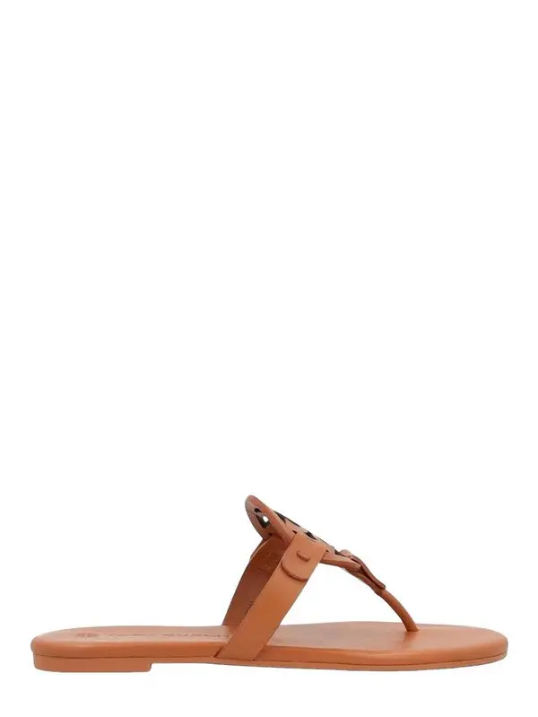 Tory Burch Miller Soft Sandals - Bourbon Miele/tan/brown