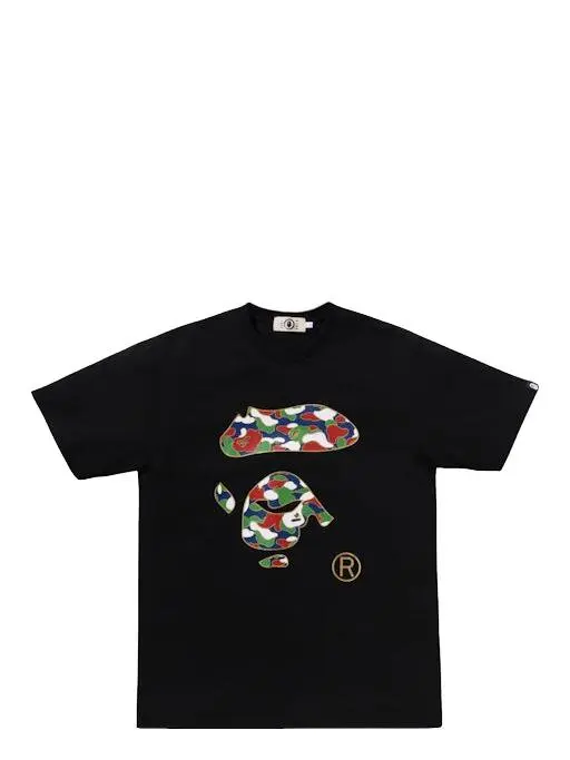 A BATHING APE Japan Ape Face Tee Shirt - Black