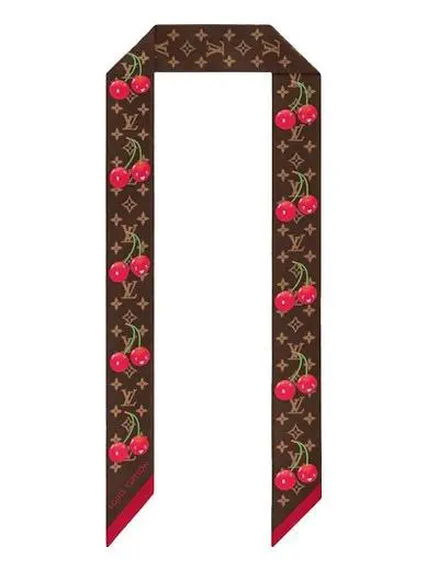 LOUIS VUITTON X Takashi Murakami Monogram Cherry Bandeau - Brown
