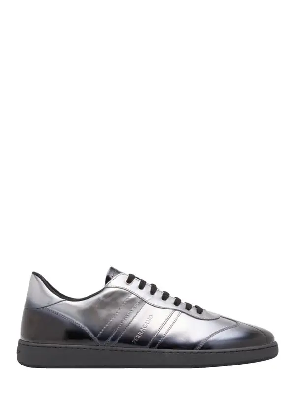 FERRAGAMO Salvatore Achille Sneakers - Black/silver