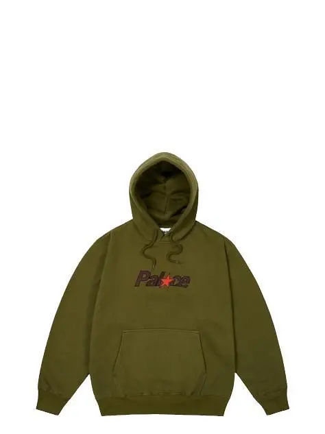 PALACE Star Hood - The Deep Green