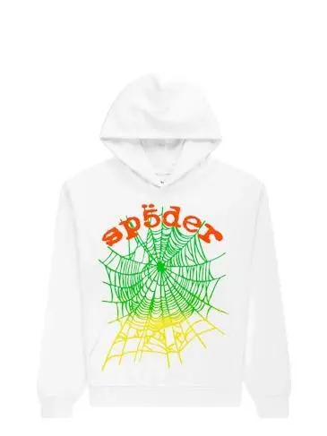 SP5DER Og Web V2 Gradient Hoodie - White