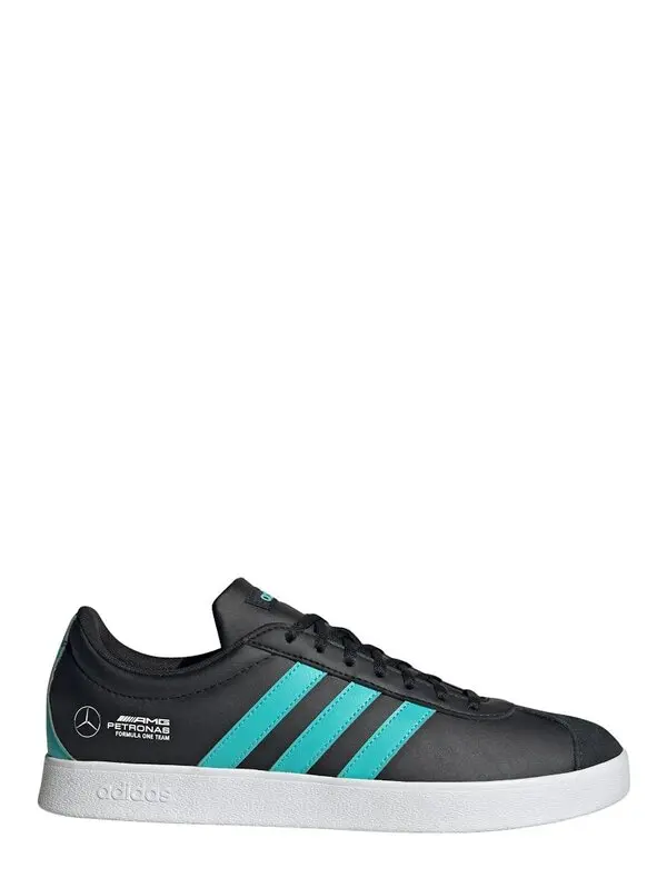 Adidas Vl Court Mercedes Amg Petronas Formula One Team Sneakers - Core Black/semi Mint Rush/cloud White