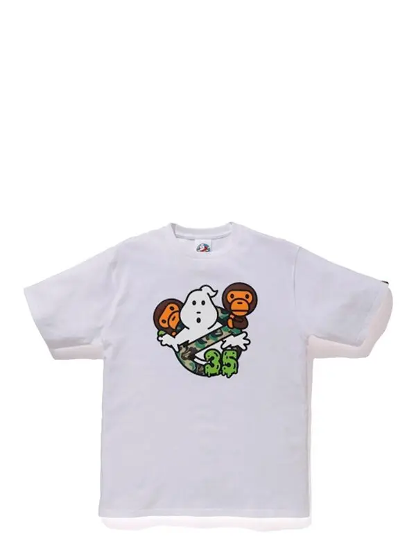 A BATHING APE X Ghostbusters Baby Milo Tee Shirt #6 - White