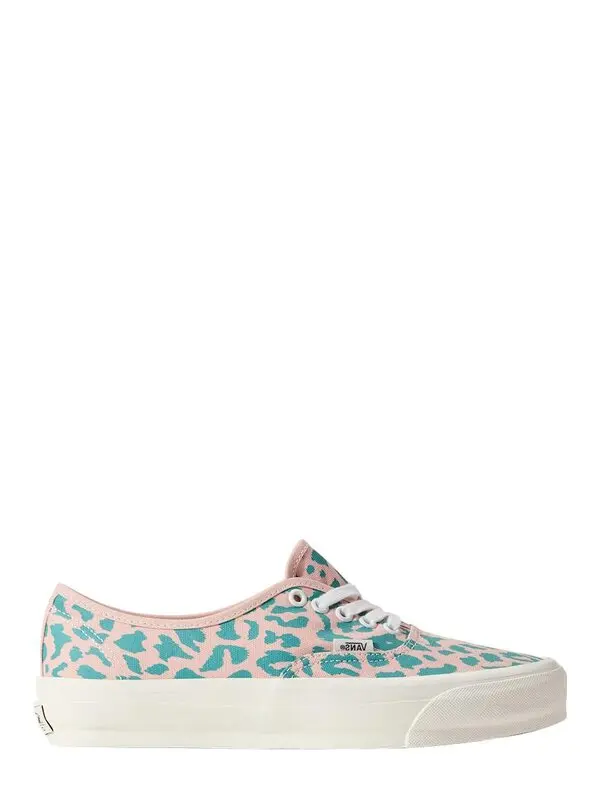 VANS Premium Authentic Sneakers - Cheetah Sepia Rose Pink/blue