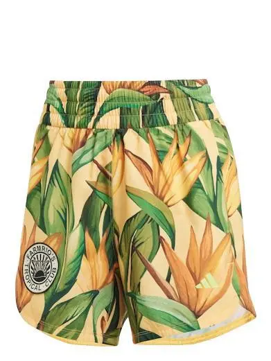 Adidas Pacer Shorts - Semi Spark/bold Gold/semi Flash Green