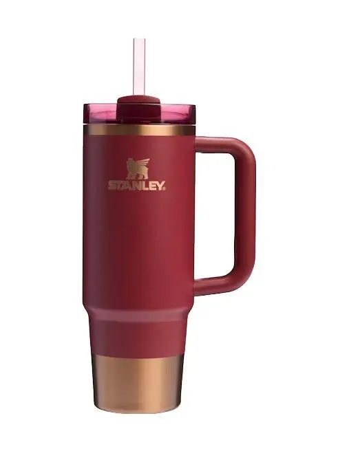 STANLEY 30oz Holiday Quencher Tumbler - Gilded Pomegranate