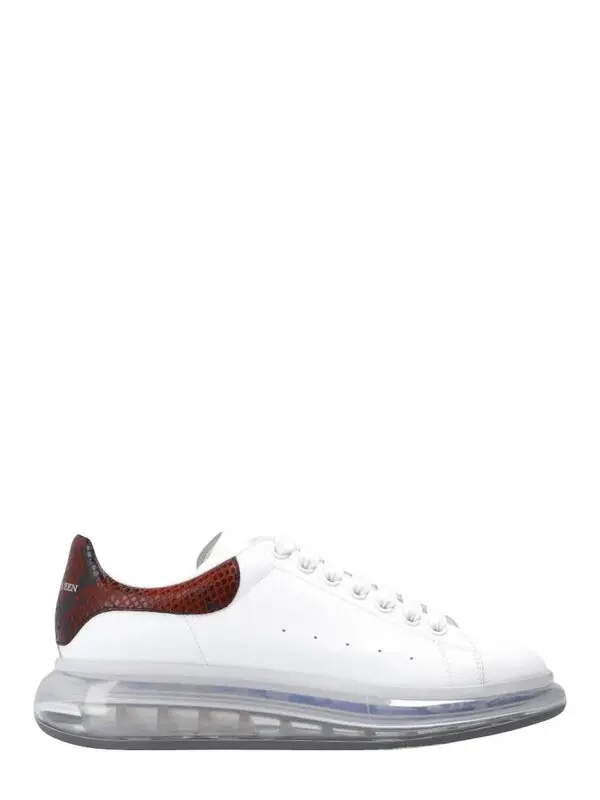 Alexander McQueen Oversized Sneakers - White/walnut/transparent