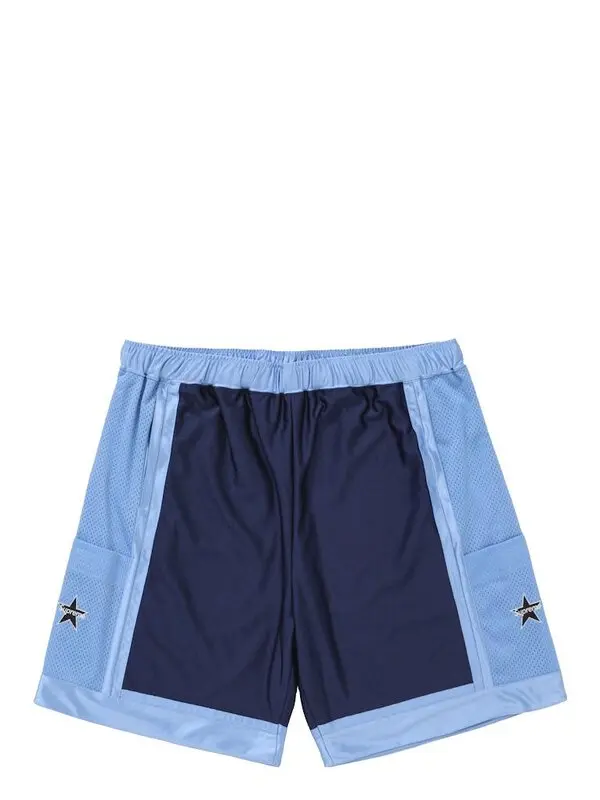 Supreme Side Pocket Basketball Short - Blue