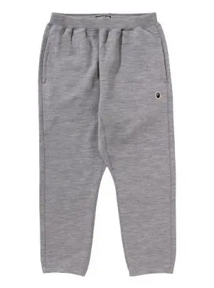 A BATHING APE Mr.bathing Ape College Sweat Pants - Gray