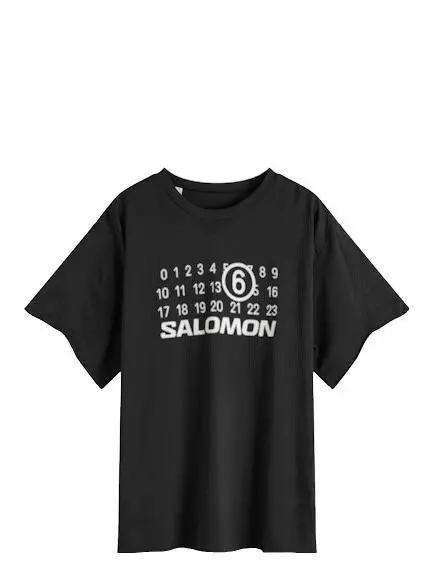 MAISON MARGIELA X Salomon T-shirt - Deep Black