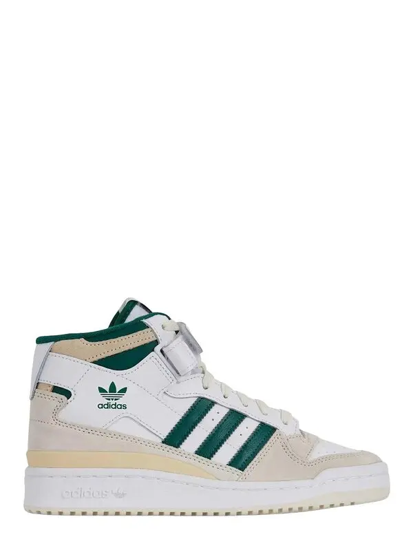 Adidas Forum Mid Sneakers - Cloud White/collegiate Green/alumina