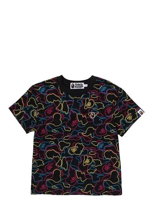 A BATHING APE Neon Camo Mini Tee - Multicolor