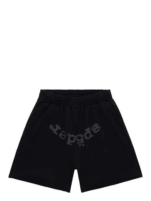 SP5DER Og Web V2 Phantom Sweatshort - Black