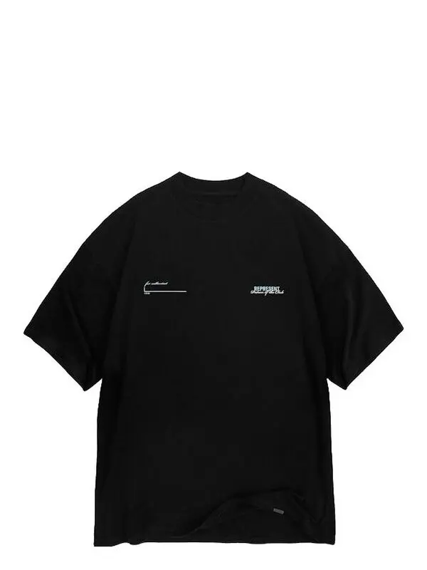 REPRESENT Patron Of The Club Tee Shirt - Black
