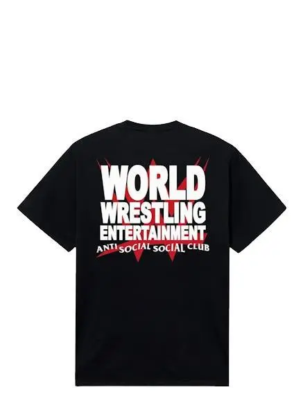 ANTI SOCIAL SOCIAL CLUB X Wwe Championship Belt Tee Shirt - Black