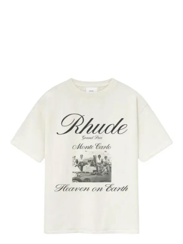 Rhude Heaven On Earth T-shirt - Vintage White