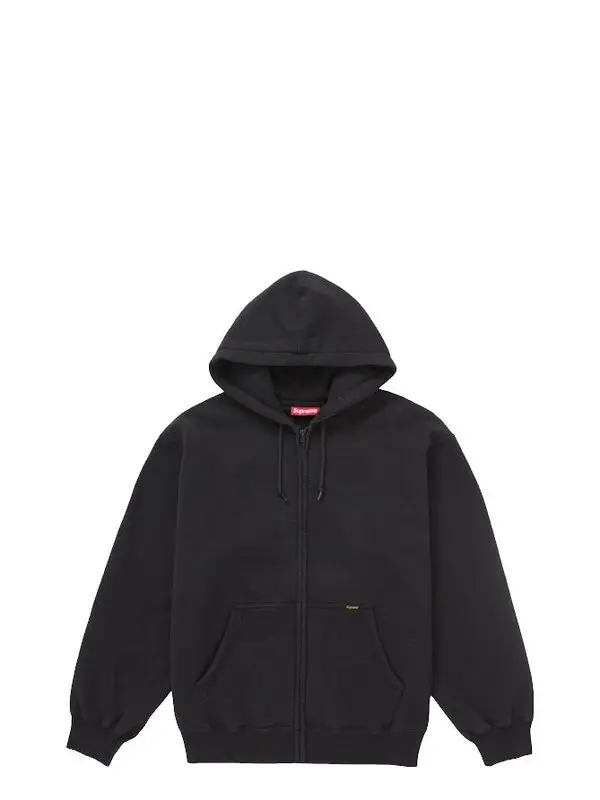 Supreme Work Zip Up Hooded Sweatshirt - Black