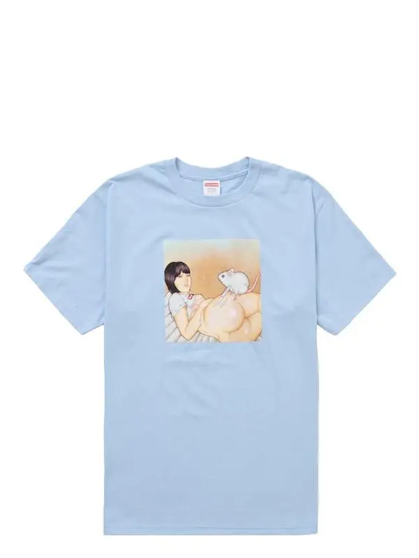 Supreme Mouse Tee Shirt - Powder Blue