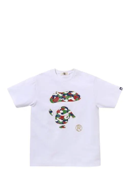 A BATHING APE Japan Ape Face Tee Shirt - White
