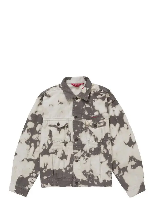 Supreme Denim Trucker Jacket - Bleached