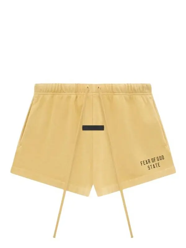 Fear Of God Essentials Heavy Jersey Running Shorts - Amber