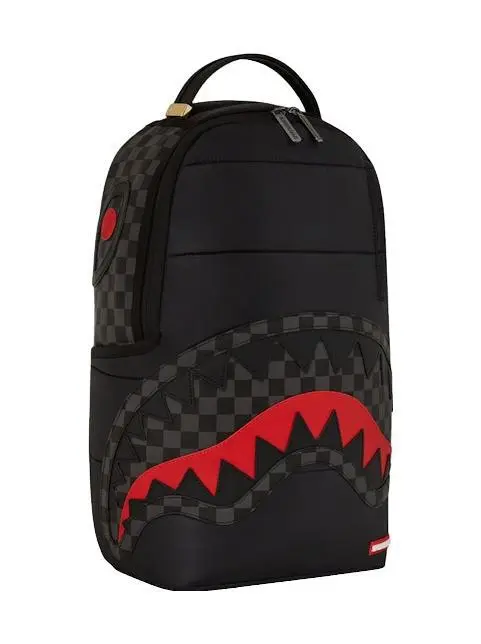 SPRAYGROUND Puffer Checkered Backpack - Black Grey