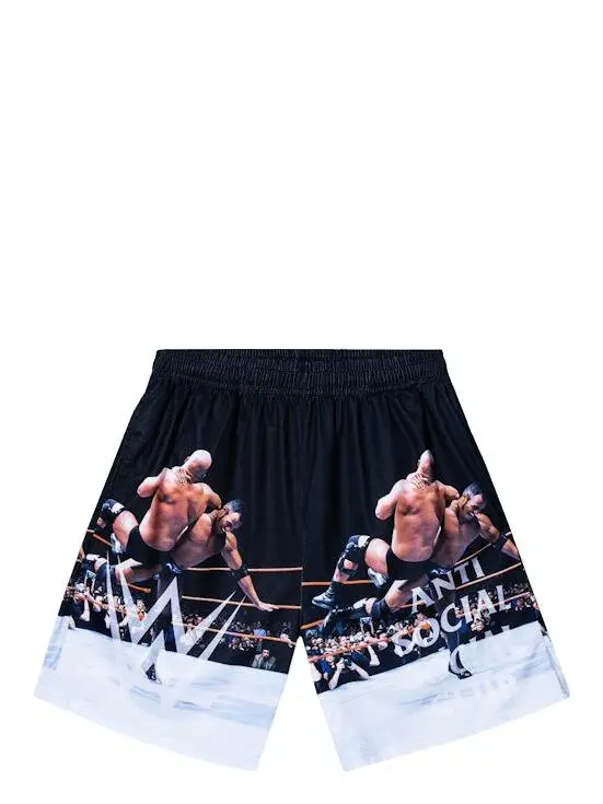ANTI SOCIAL SOCIAL CLUB X Wwe The Rock Shorts - Multicolor