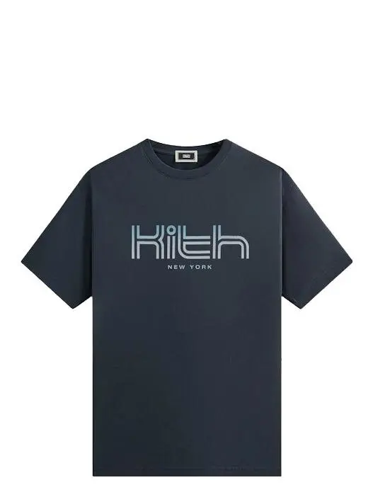 Kith New York Techno Logo Tee Shirt - Trench