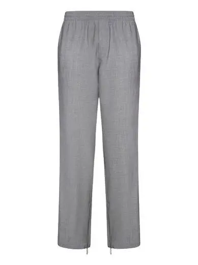 Off-White Ow Emb Wool Lounge Trackpants - Grey