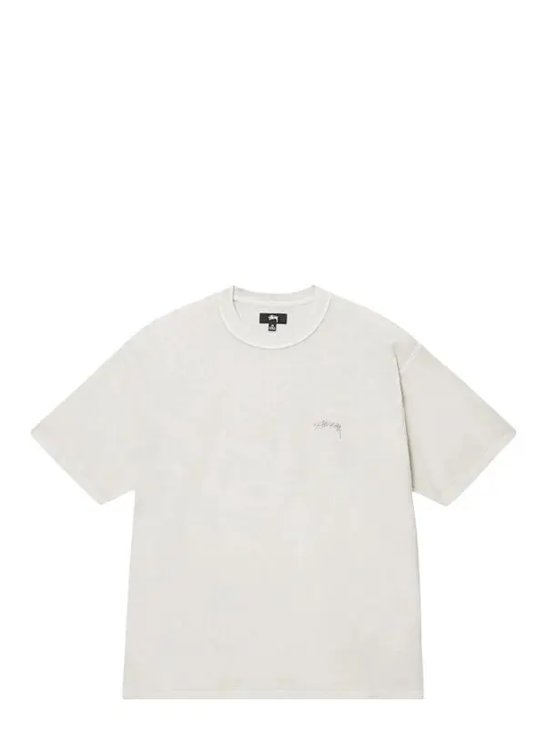StÜssy Lazy Short Sleeve Tee Shirt - Bone
