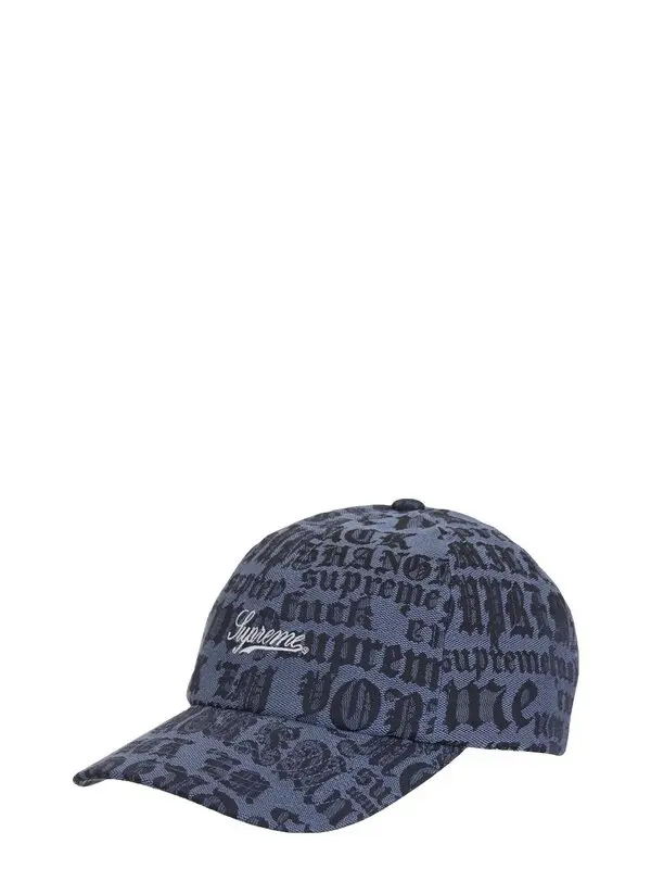 Supreme Cities Jacquard 6-panel Hat - Grey