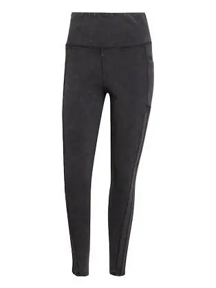 Adidas Washed 3-stripes Leggings - Black