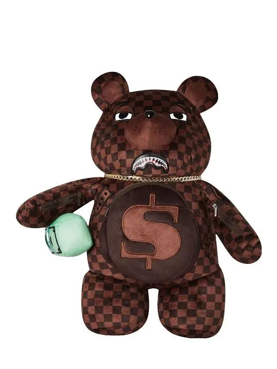 SPRAYGROUND Sip Lenticular Chomp Moneybear Backpack - Black Brown